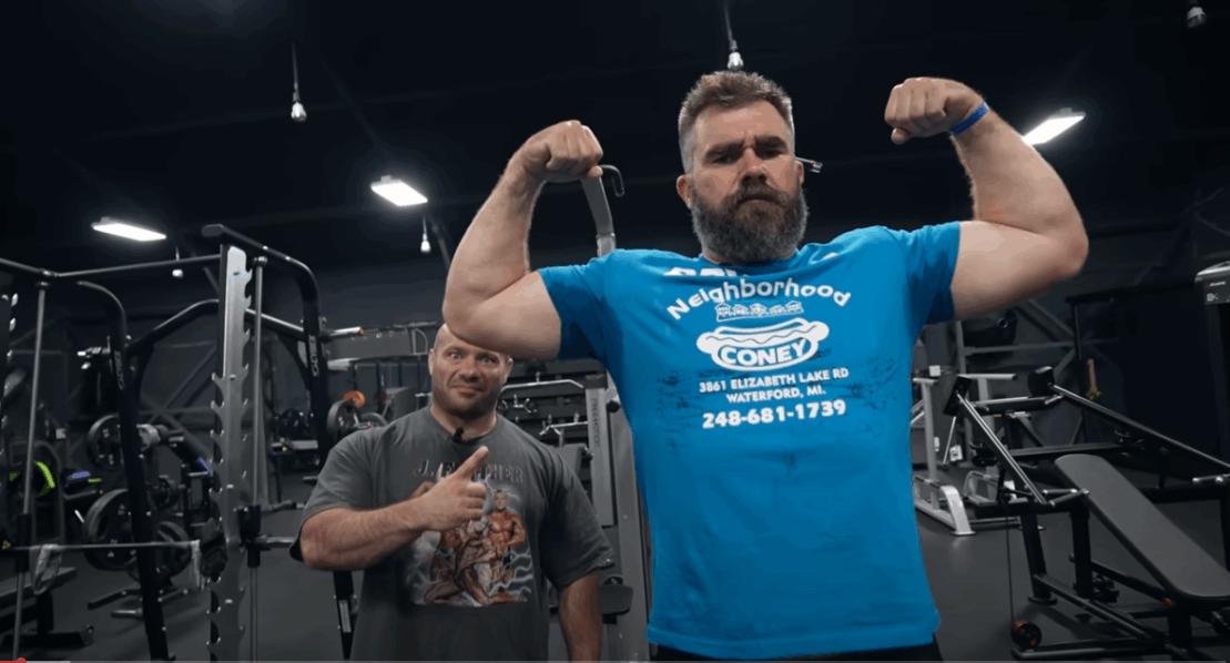 Jason Kelce Shows Fans Gives Fans a Glimpse of His New Workout Plan ...